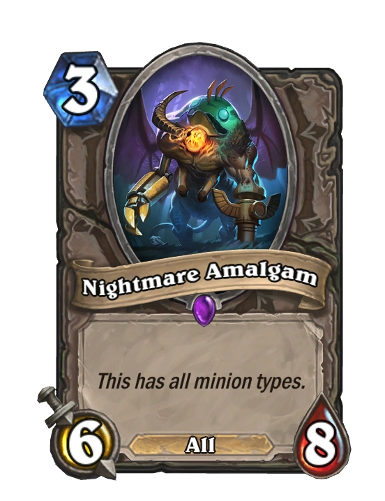 Battlegrounds/Nightmare Amalgam (golden) - Hearthstone Wiki
