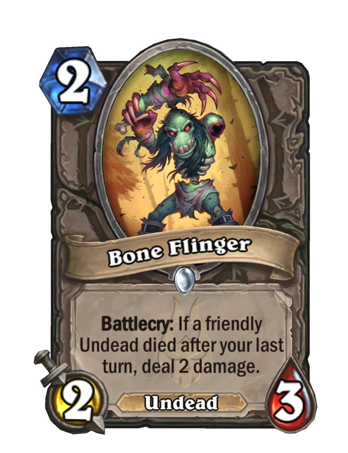 Bone Flinger - Hearthstone Wiki
