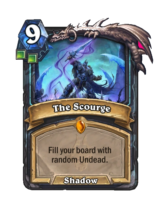 The Scourge (Prologue boss) - Hearthstone Wiki