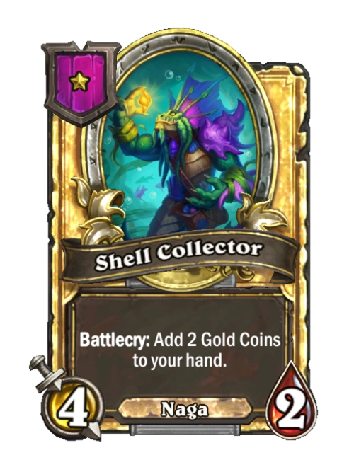 Battlegrounds/Shell Collector (golden) - Hearthstone Wiki