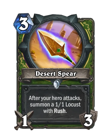 Desert Spear - Hearthstone Wiki