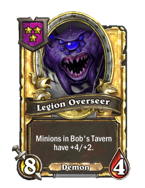 Battlegrounds/Legion Overseer (golden) - Hearthstone Wiki