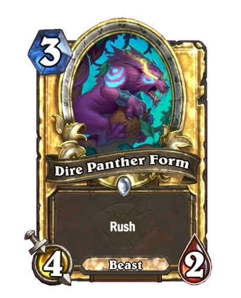 Dire Panther Form - Hearthstone Wiki