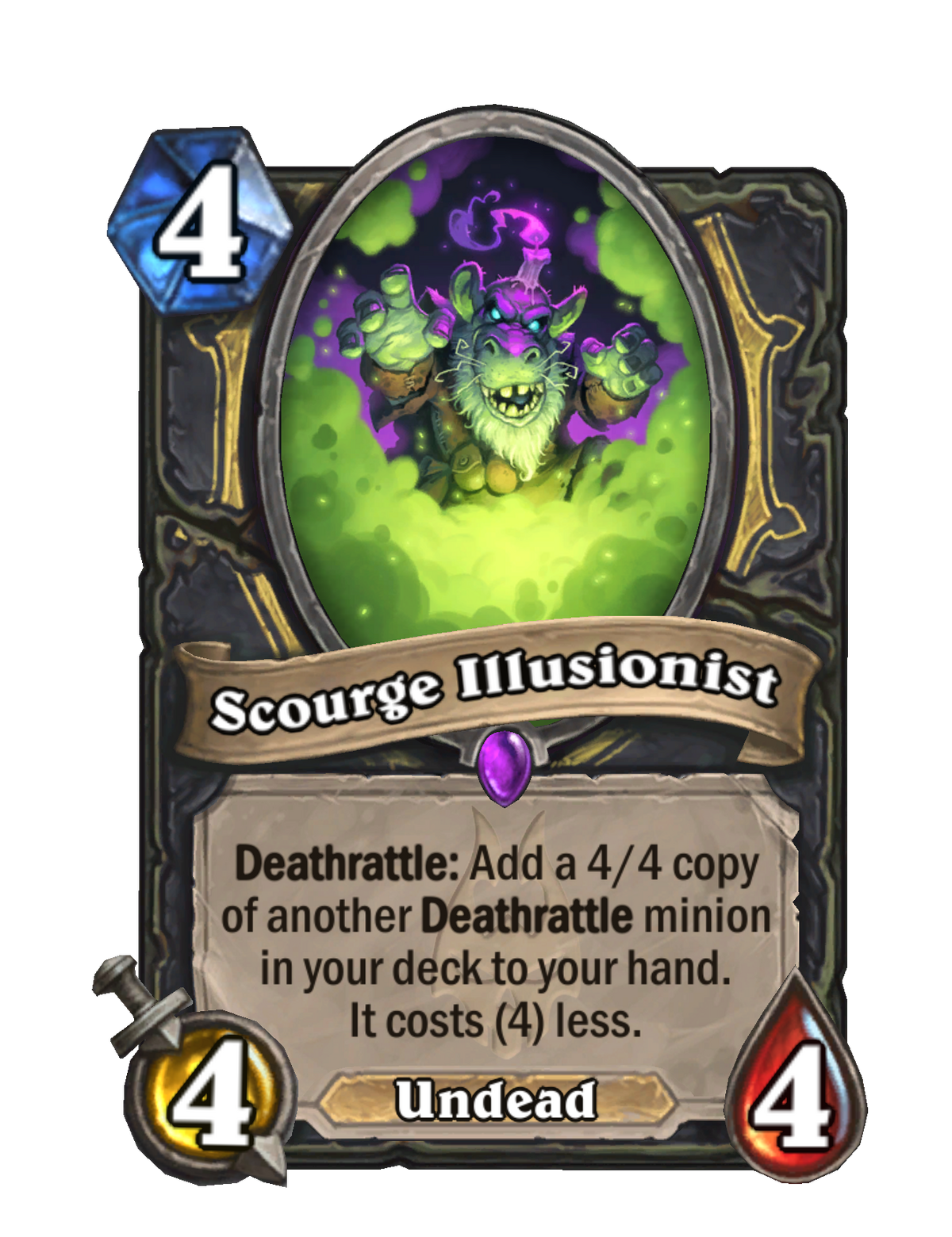 Scourge Illusionist - Hearthstone Wiki Scourge Illusionist - Hearthstone Wiki