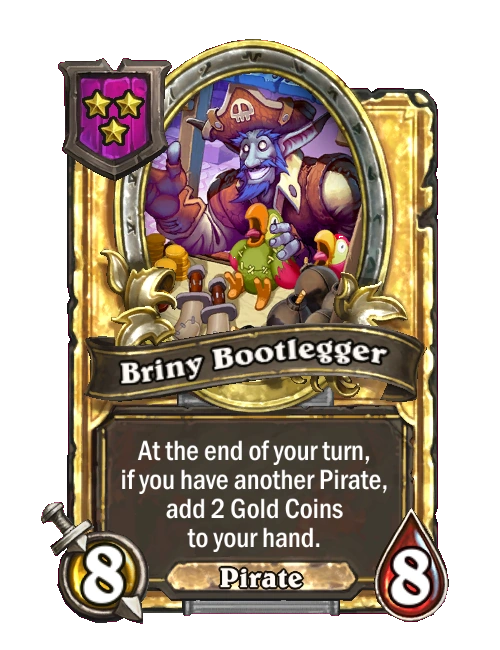 Battlegrounds/Briny Bootlegger (golden) - Hearthstone Wiki