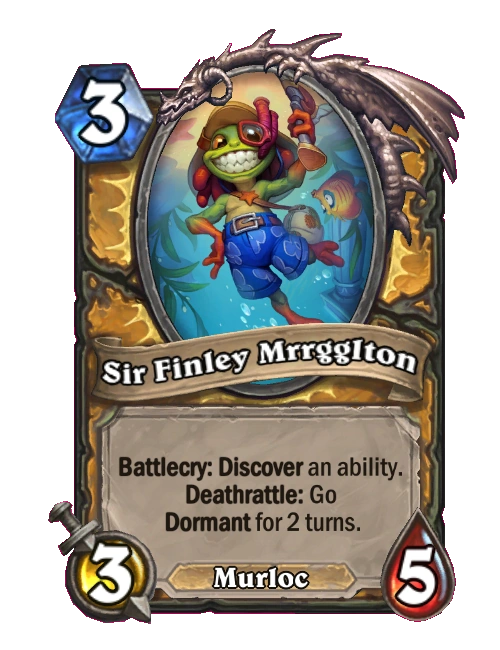 Sir Finley Mrrgglton (boss 4) - Hearthstone Wiki