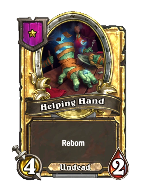 Battlegrounds/Helping Hand (golden) - Hearthstone Wiki