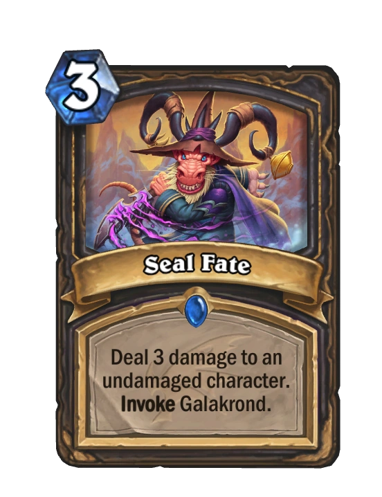 Seal Fate - Hearthstone Wiki