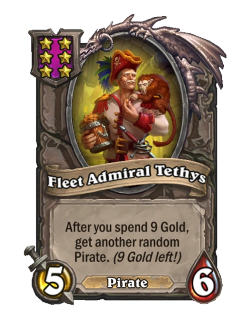 Battlegrounds/Fleet Admiral Tethys - Hearthstone Wiki