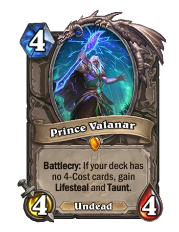 Prince Valanar - Hearthstone Wiki