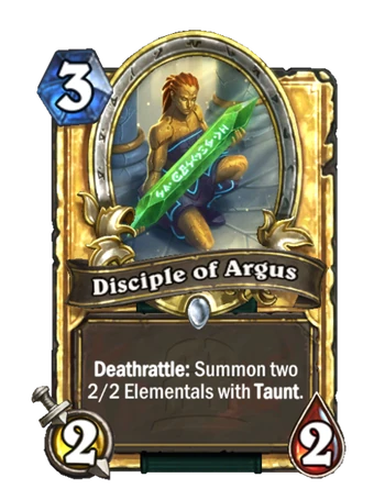 Disciple of Argus - Hearthstone Wiki