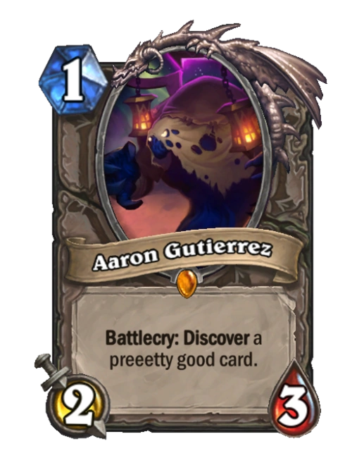 Aaron Gutierrez (Credits card) - Hearthstone Wiki