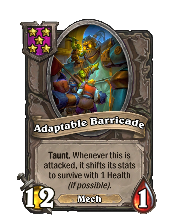 Battlegrounds/Adaptable Barricade - Hearthstone Wiki