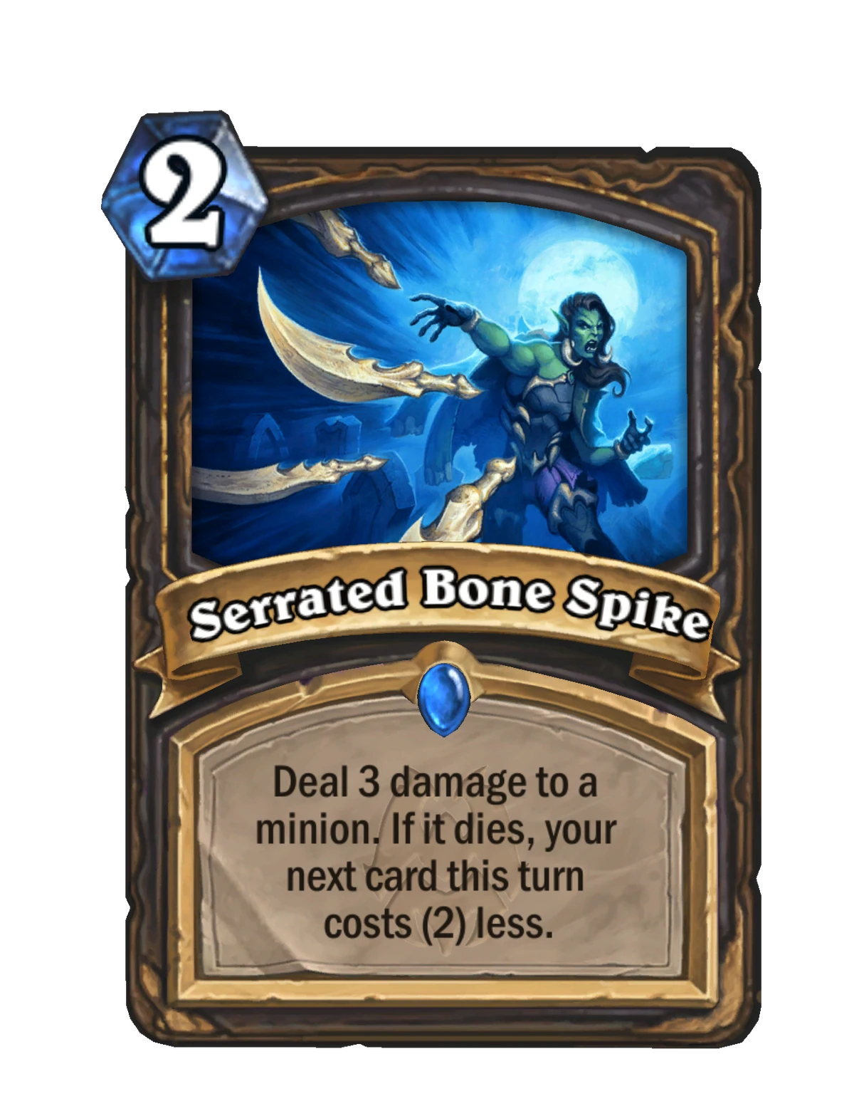Serrated Bone Spike - Hearthstone Wiki