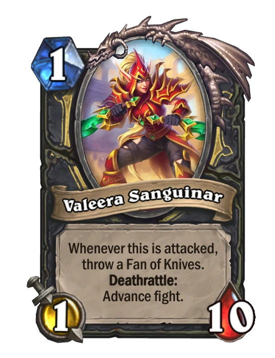 Valeera Sanguinar (Book of Mercenaries) - Hearthstone Wiki
