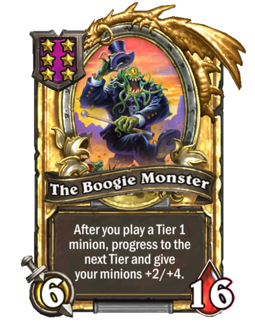 Battlegrounds/The Boogie Monster (golden) - Hearthstone Wiki