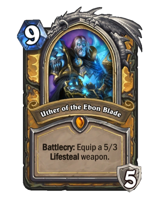 Uther of the Ebon Blade (Core) - Hearthstone Wiki