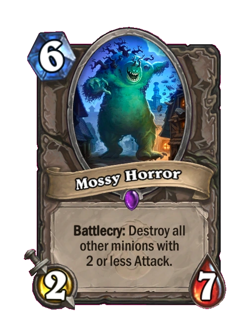 Mossy Horror (Core) - Hearthstone Wiki