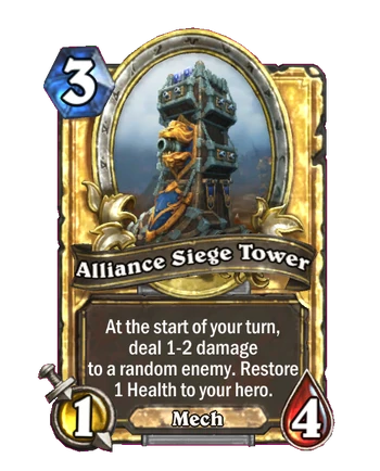 Alliance Siege Tower - Hearthstone Wiki