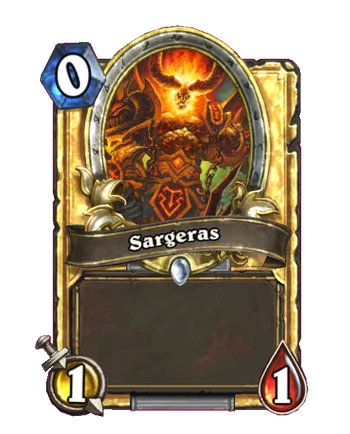 Sargeras (boss) - Hearthstone Wiki
