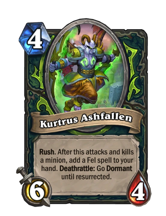 Kurtrus Ashfallen (Cariel minion) - Hearthstone Wiki