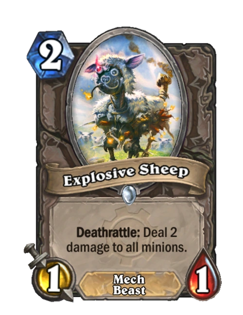Explosive Sheep - Hearthstone Wiki