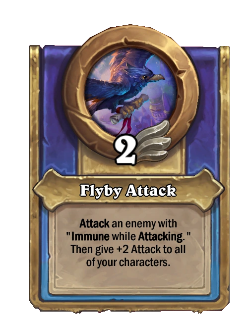 Mercenaries/Flyby Attack - Hearthstone Wiki