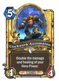 Clockwork Automaton - Hearthstone Wiki