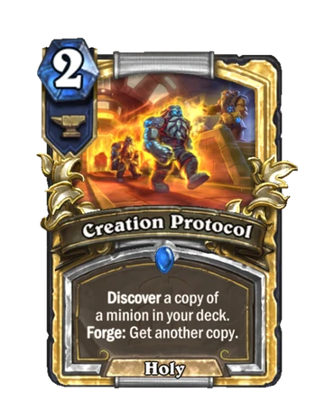 Creation Protocol - Hearthstone Wiki