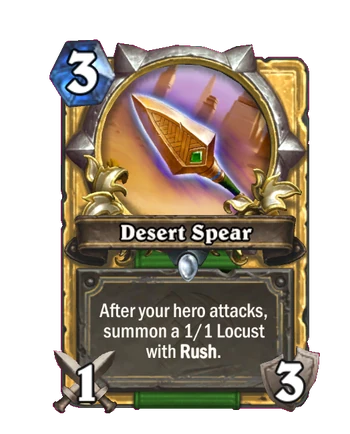Desert Spear - Hearthstone Wiki