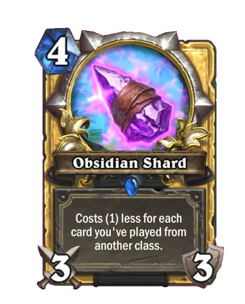 Obsidian Shard - Hearthstone Wiki