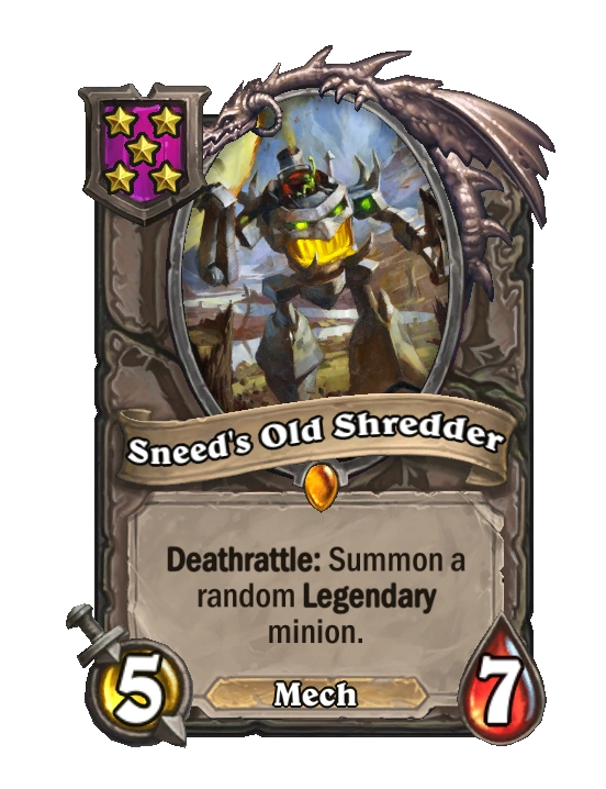 Battlegrounds/Sneed's Old Shredder - Hearthstone Wiki