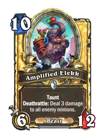 Amplified Elekk - Hearthstone Wiki