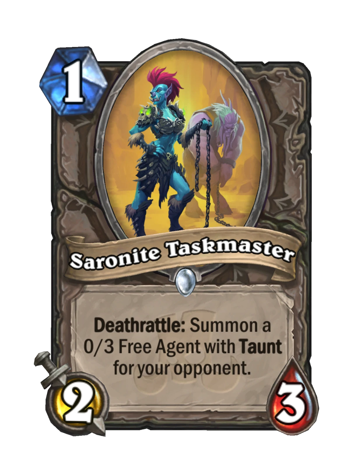Saronite Taskmaster - Hearthstone Wiki
