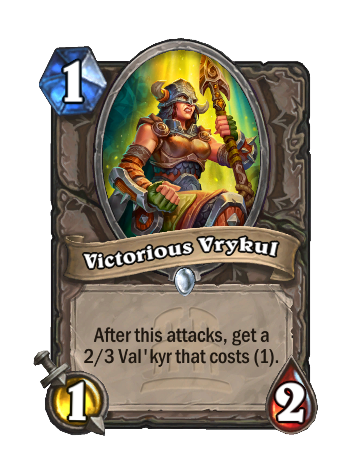 Victorious Vrykul Hearthstone Wiki