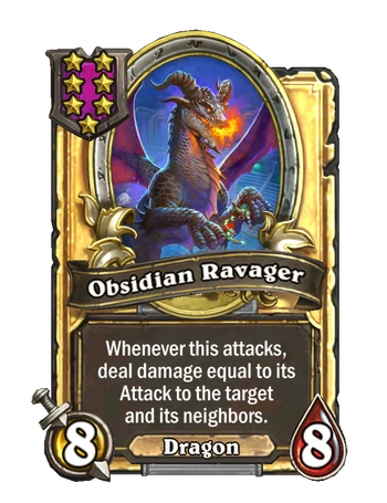 Battlegrounds/Obsidian Ravager - Hearthstone Wiki