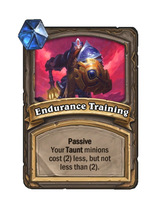 Endurance Training - Hearthstone Wiki