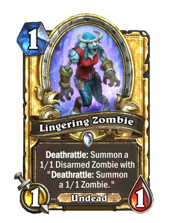 Lingering Zombie - Hearthstone Wiki