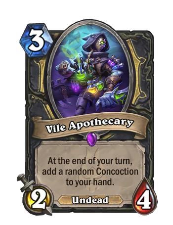 Vile Apothecary - Hearthstone Wiki