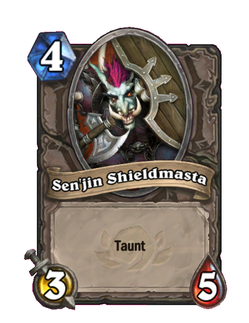 Sen'jin Shieldmasta (Classic) - Hearthstone Wiki