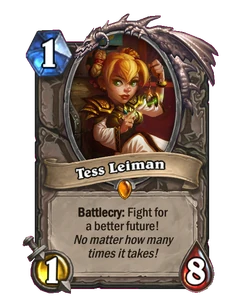 Tess Leiman - Hearthstone Wiki