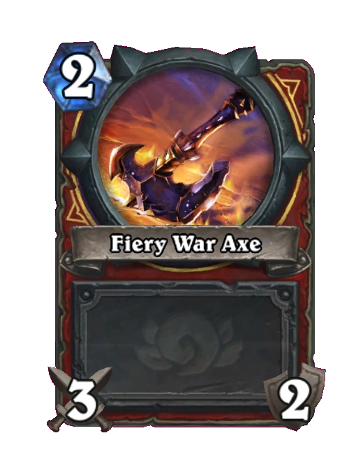 Fiery War Axe (Classic) - Hearthstone Wiki