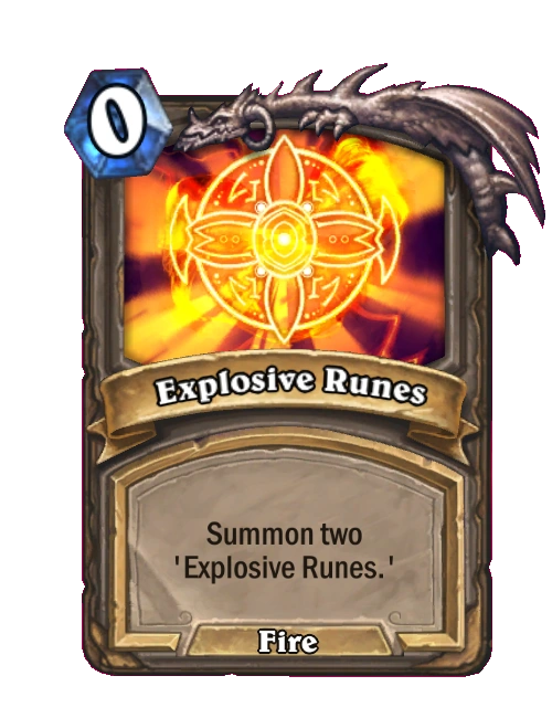 Explosive Runes (Nefarian Rises! spell) - Hearthstone Wiki