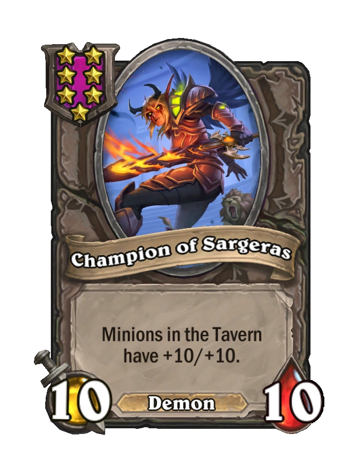 Battlegrounds/Champion of Sargeras - Hearthstone Wiki