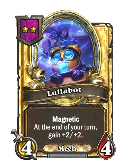 Battlegrounds/Lullabot (golden) - Hearthstone Wiki