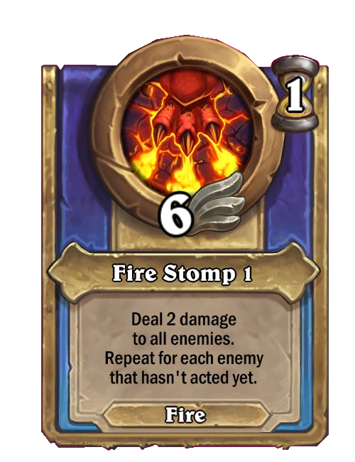 Mercenaries/Fire Stomp 1 - Hearthstone Wiki