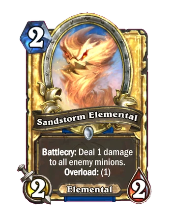 Sandstorm Elemental - Hearthstone Wiki