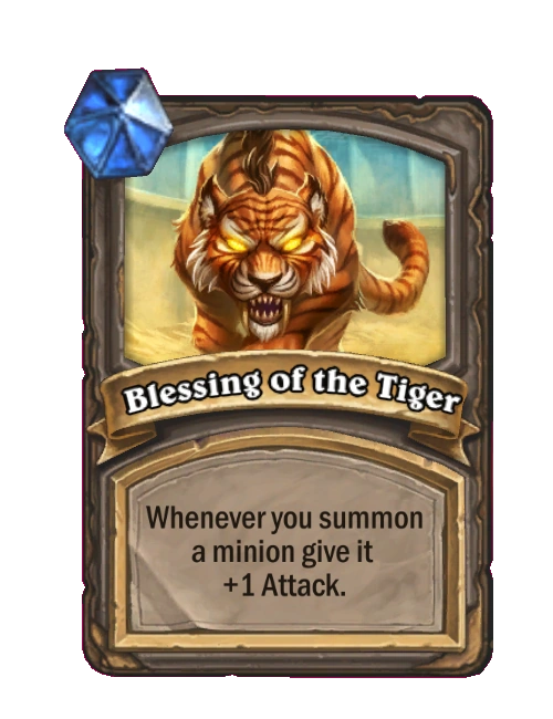 Blessing of the Tiger - Hearthstone Wiki