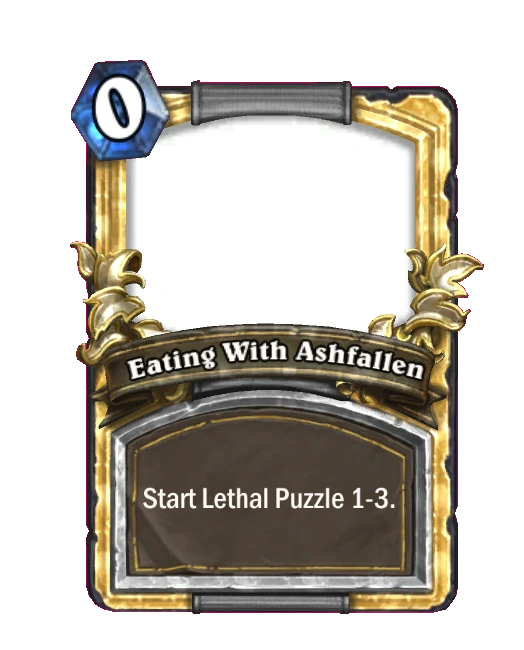 Eating With Ashfallen (84216) - Hearthstone Wiki