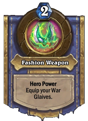 Data:Cards/Fashion Weapon(78460) - Hearthstone Wiki
